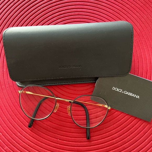 Dolce & Gabbana | Accessories | Dolce Gabbana Frame Black Pale Gold ...